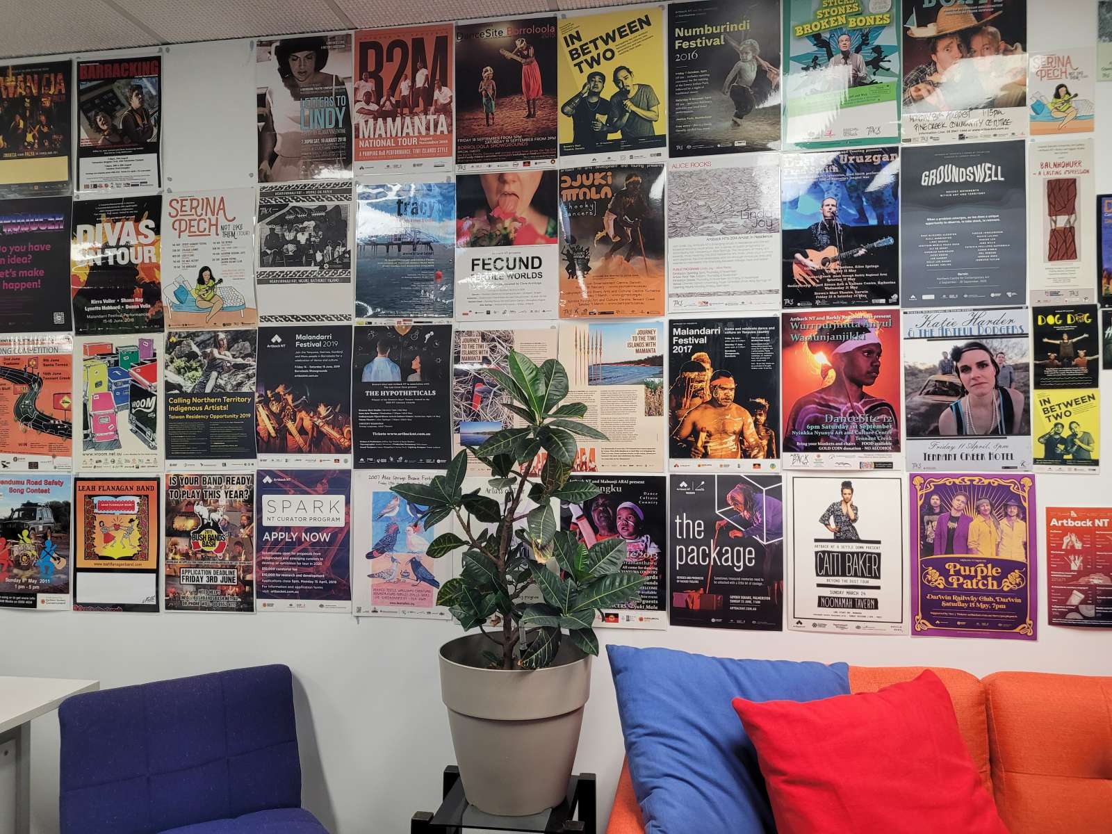 Poster wall - Artback NT